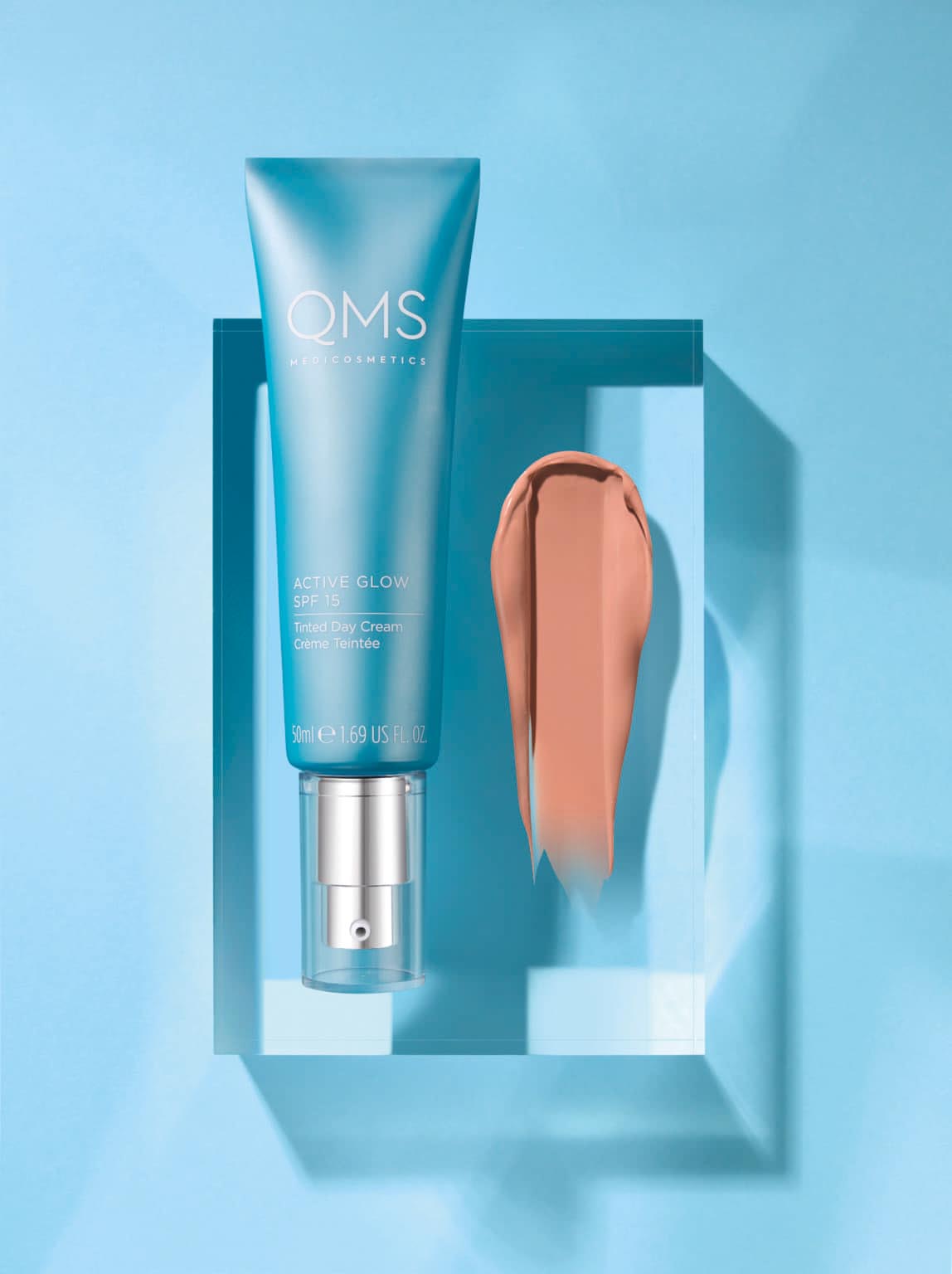 QMS Active Glow SPF 15 Tinted Day Cream 50 ml - Cyelle